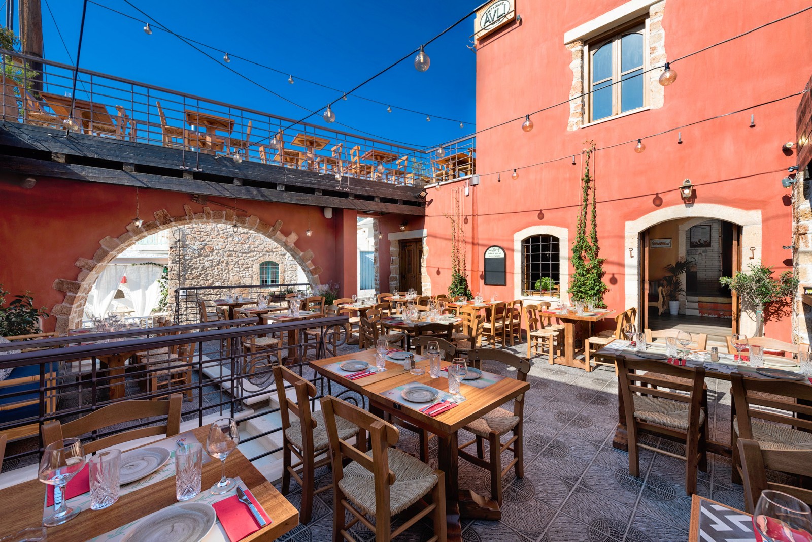 Avli Restaurant, Μάλια - Κοπιδάκης - Βιομηχανία επεξεργασίας ξύλου ...
