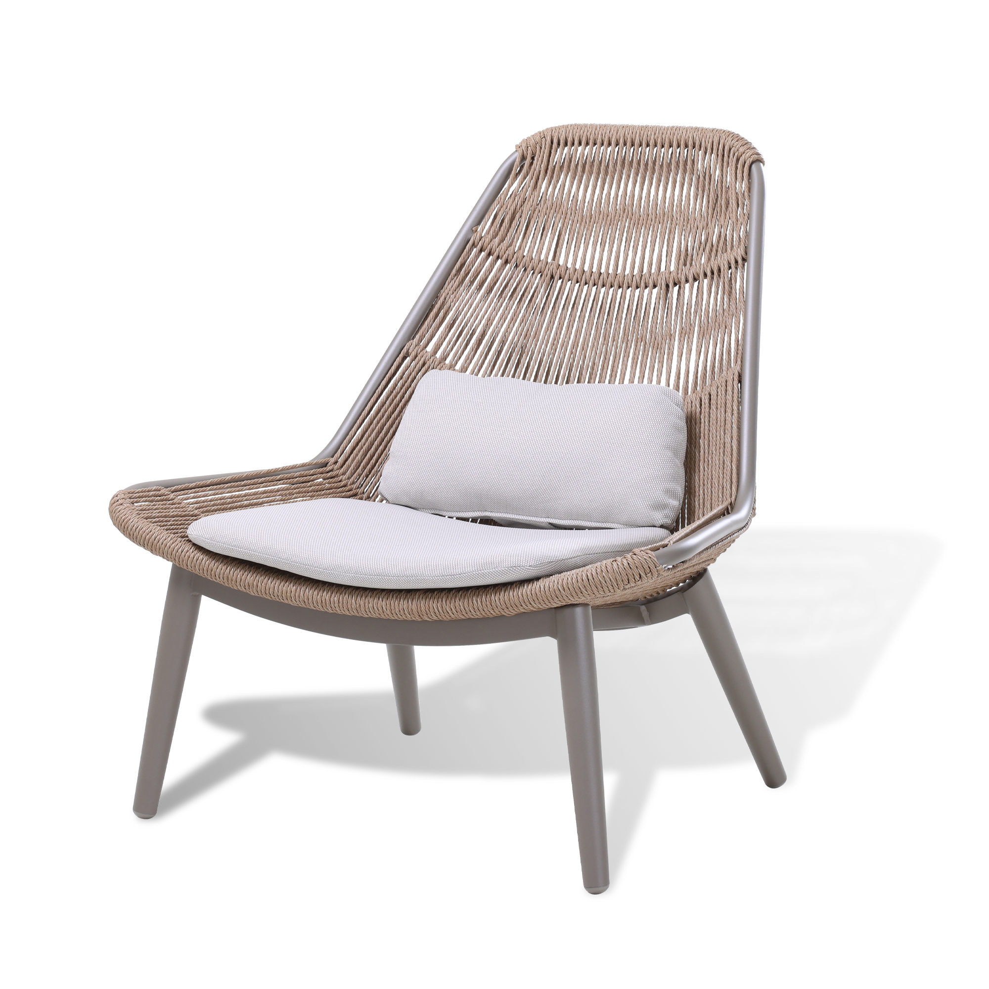 Chair Como Lounge High Back Champagne - Kopidakis - Wood processing ...